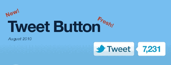 How to add the new tweet button of twitter to Blogger